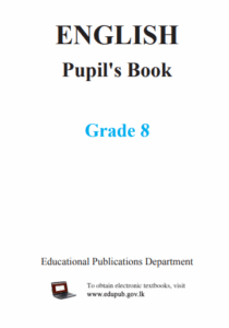 Grade 08 English textbook | English Medium – New Syllabus
