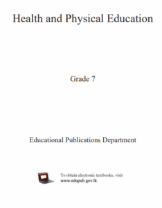 Grade 07 Health And Physical Education textbook | English Medium – New ...