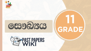 Grade 11 Health - Past Papers WiKi