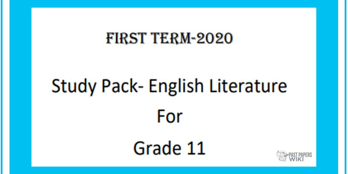 Grade 11 Study Pack - English Literature (02) | Past Papers WiKi