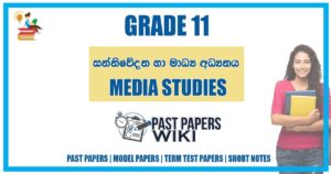 Grade 11 Communication And Media Studies - Past Papers WiKi