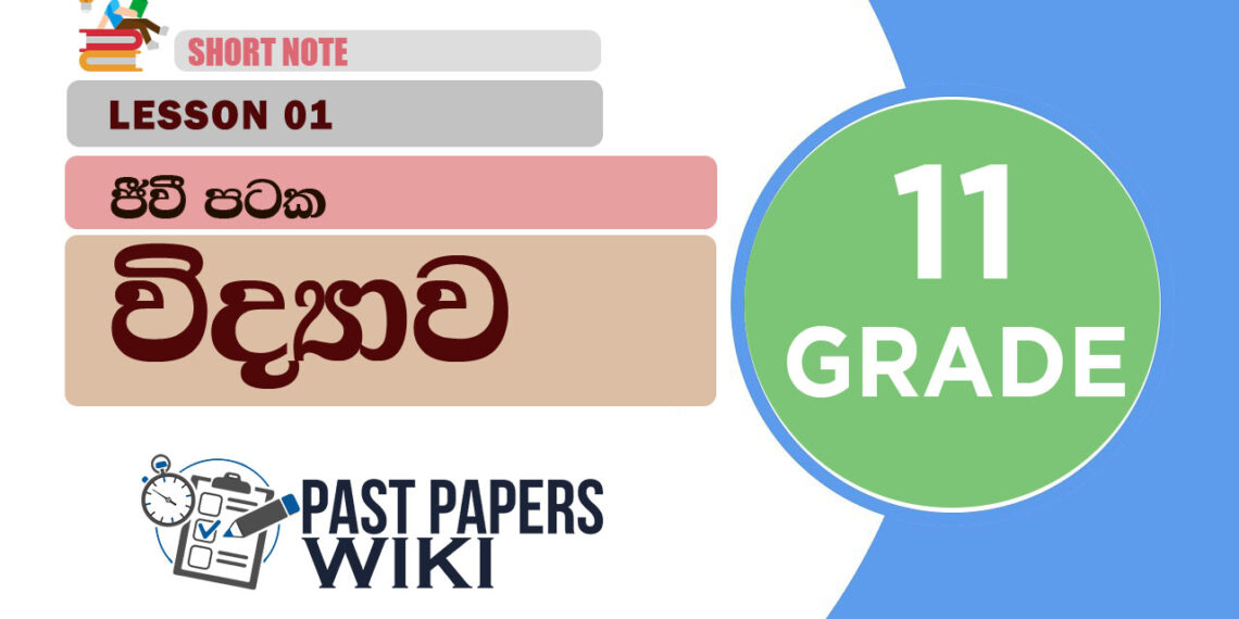 Jivi Pataka - Grade 11 Science Lesson 01 | Short Note