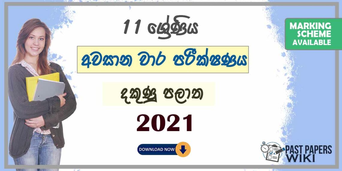 Third Term Test Papers 2021 | Grade 11 - Southern Province