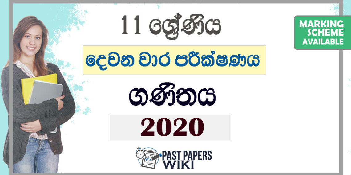 Grade 11 Mathematics Second Term Test Paper with Answers 2020