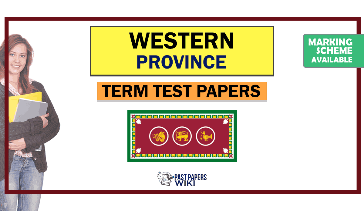 Western Province Term Test Papers Past Papers Wiki Western Province Term Test Papers Past Papers Wiki