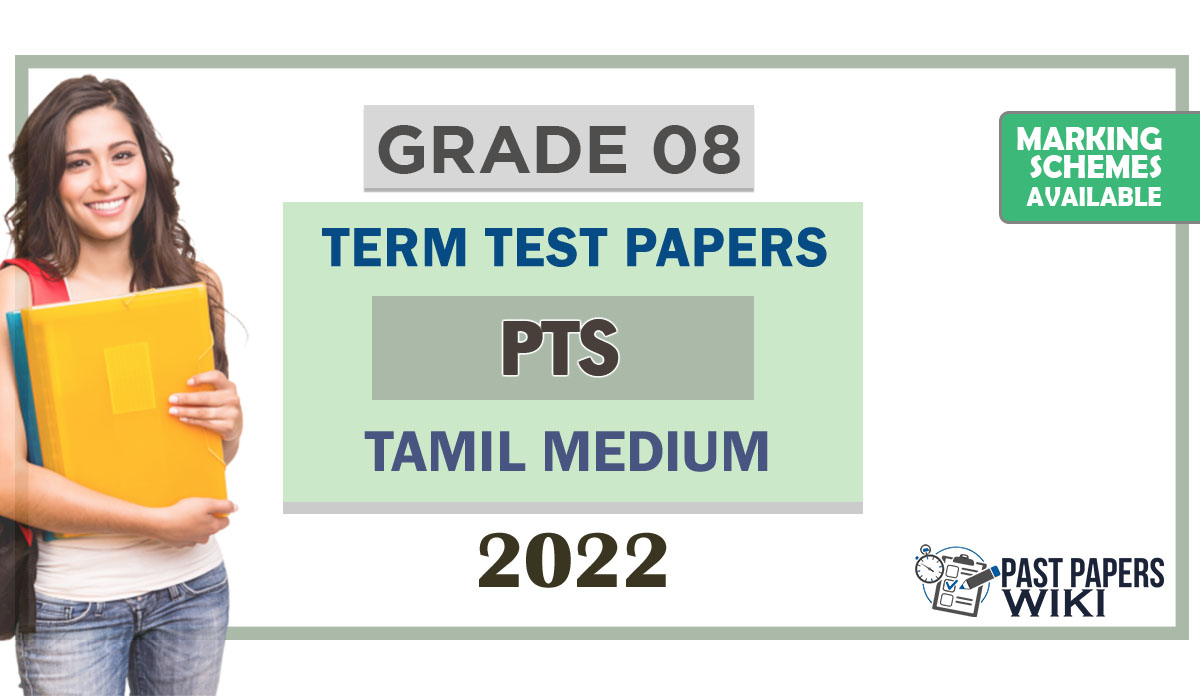 Grade 08 PTS Term Test Papers Tamil Medium